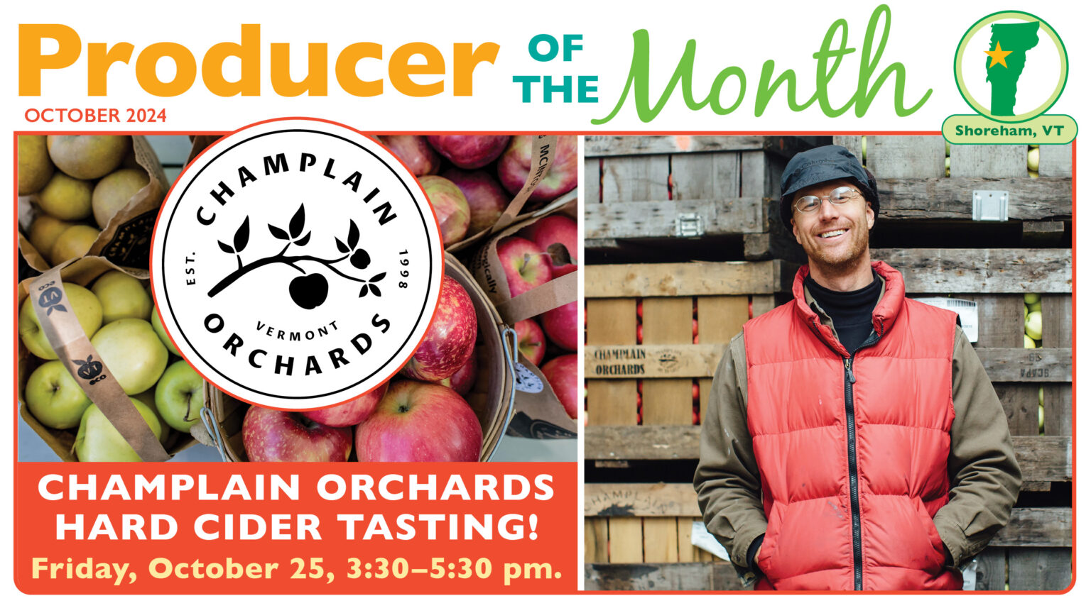 October Producer of the Month Champlain Orchards Hard Cider Tasting ...