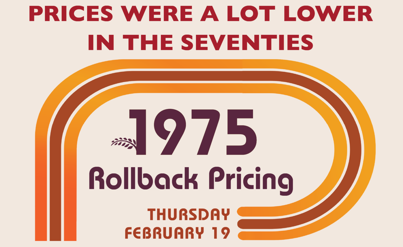 Rollback to 1975 Prices! | Brattleboro Food Co-op